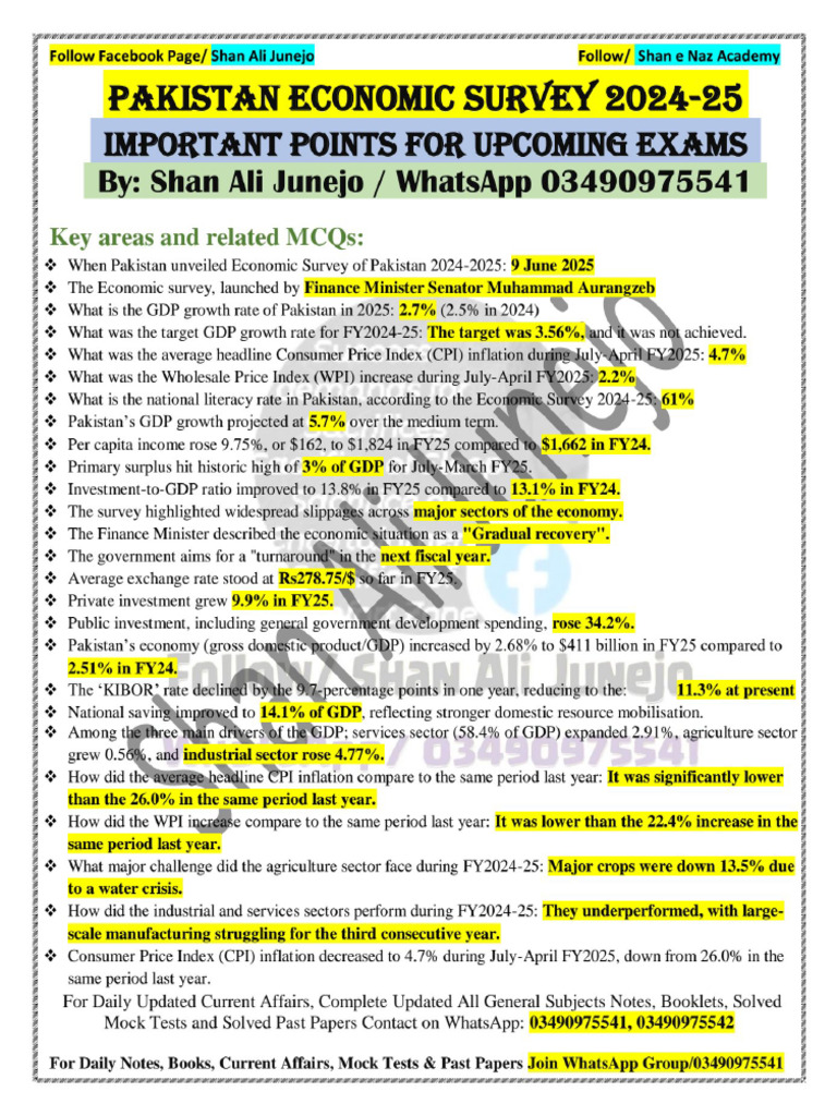Economic Survey | PDF