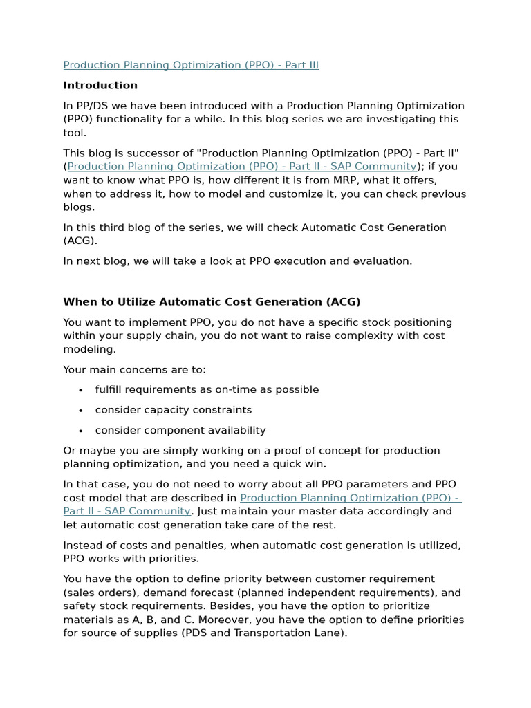 PPO with Automatic Cost Generation Guide | PDF | Mathematical ...