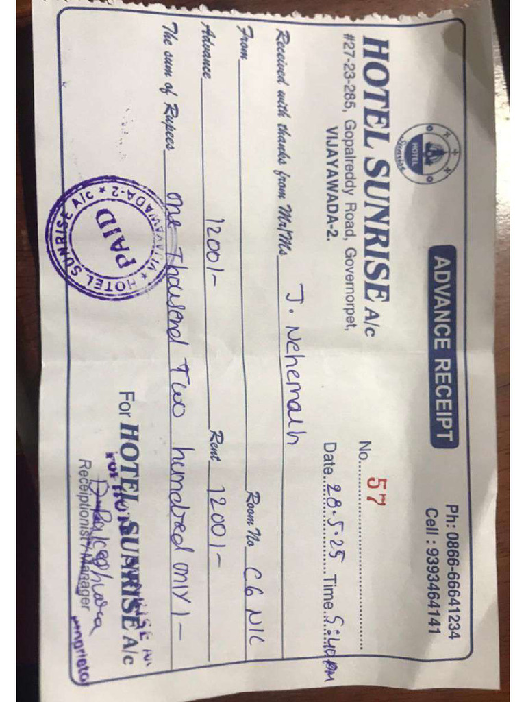 Hotel Bill | PDF