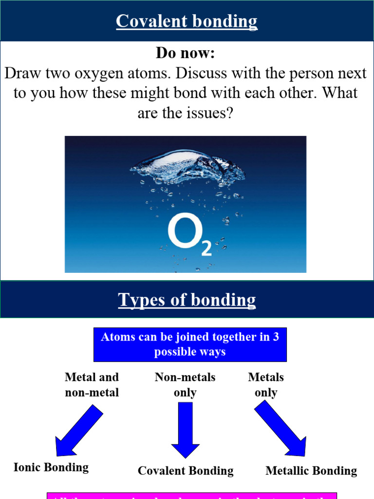 Understanding Covalent Bonding | PDF | Chemical Bond | Covalent Bond