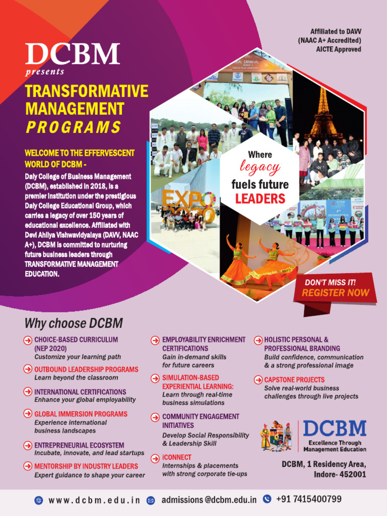 Httpsdcbm.edu.InpdfDCBM Leaflet Final 2025.PDF | PDF