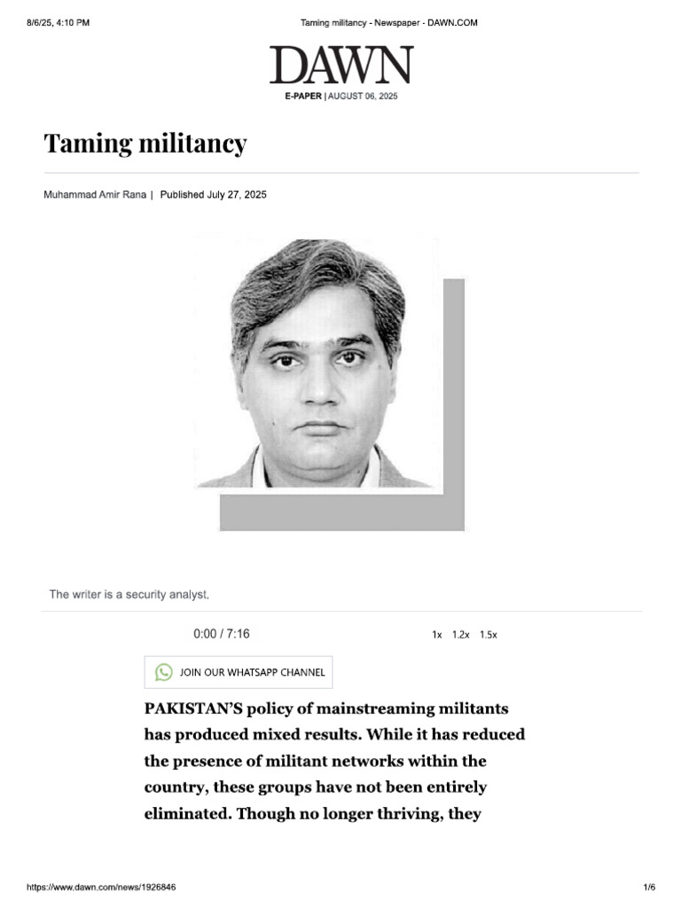 Tamming Militancy | PDF