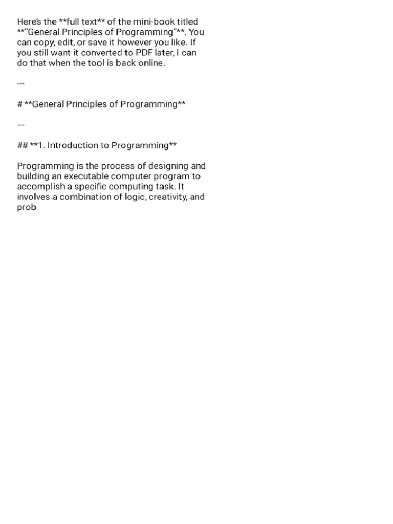 Programming Principles-Stand To Program Right | PDF