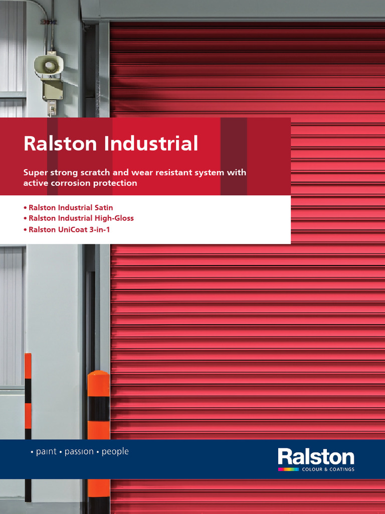 Red Label - Industrial_EN_LEAFLET_72dpi | PDF | Corrosion | Paint
