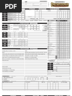 Pathfinder Character Sheet (Fillable) | PDF | Tabletop Games | Role ...