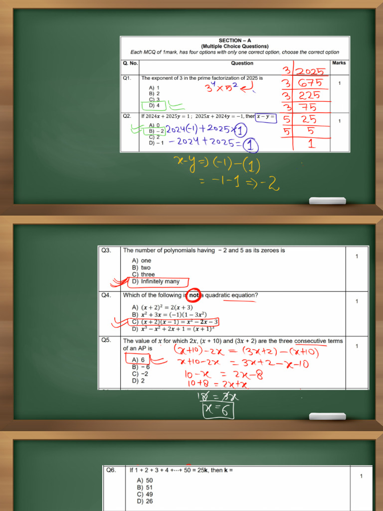 Class 10th Sqp Solved | PDF