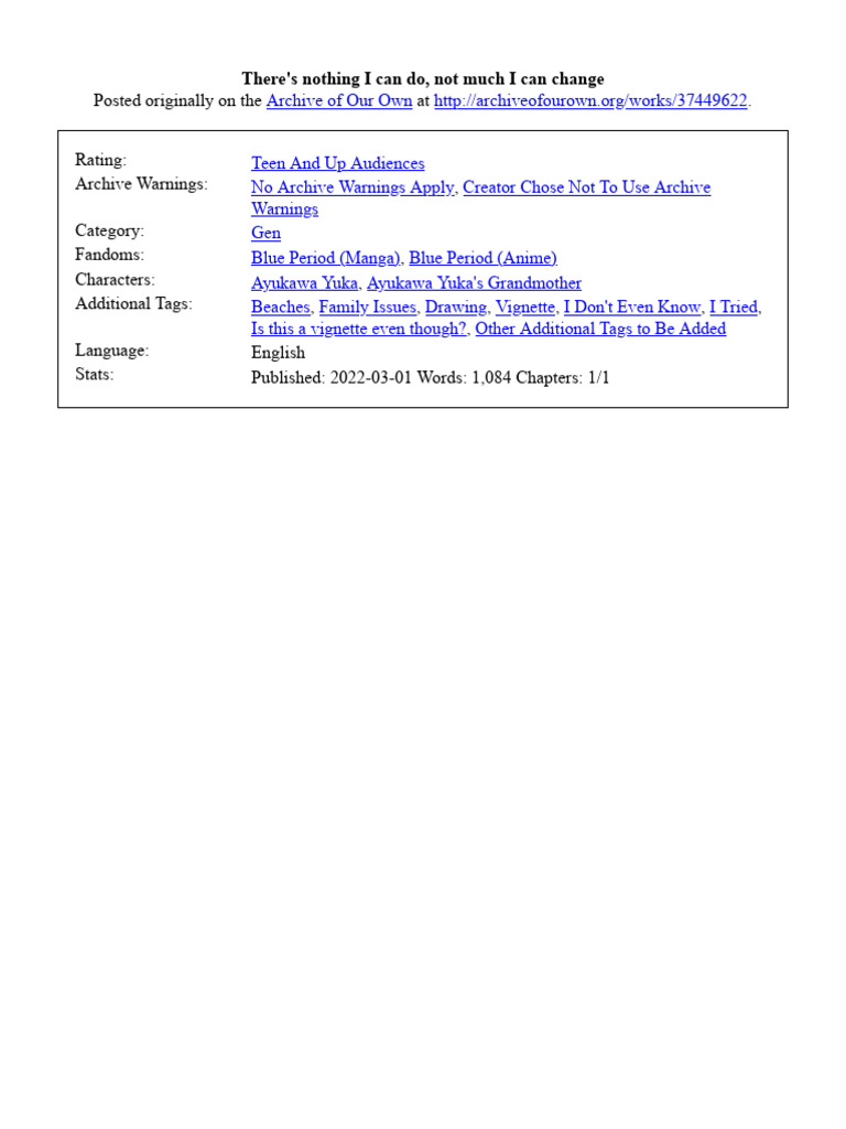 Theres Nothing I Can Do | PDF