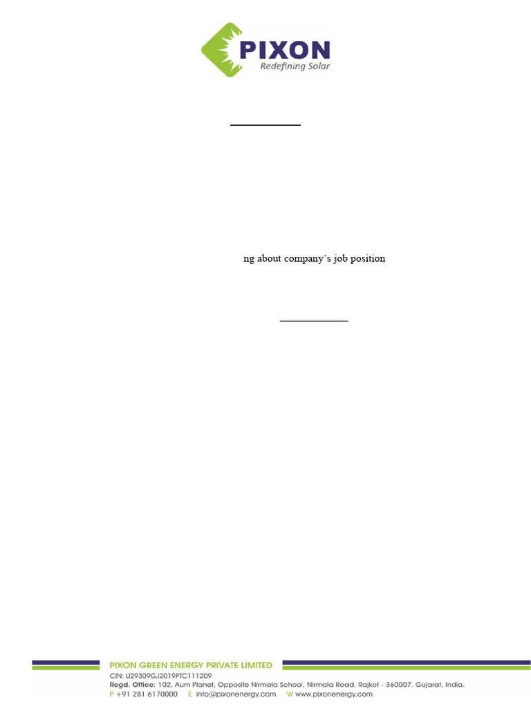 Letter of Intent - Ramit Roy | PDF