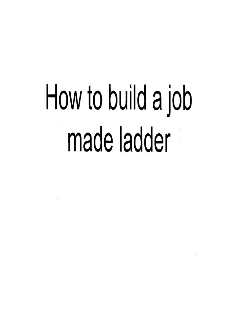 Job Built Ladder Spec. ANSI | PDF