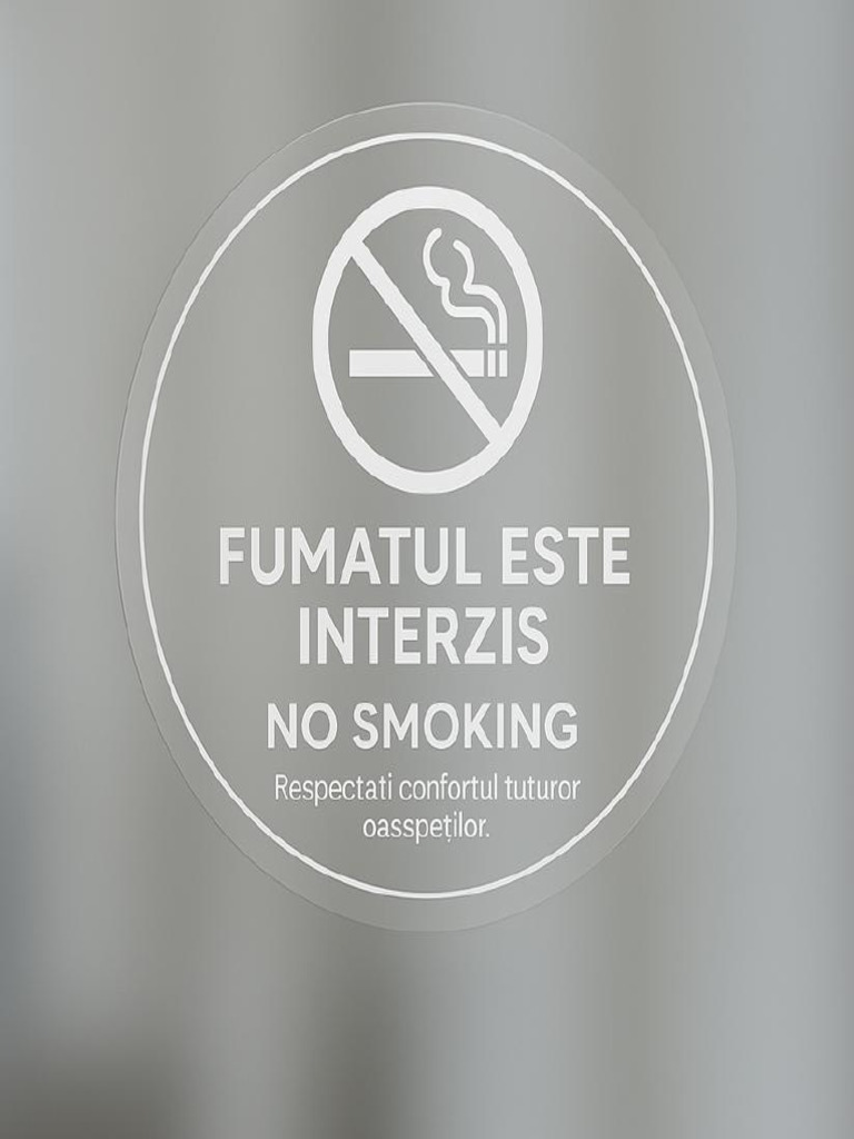 Sticker Corectat Fumatul Interzis | PDF