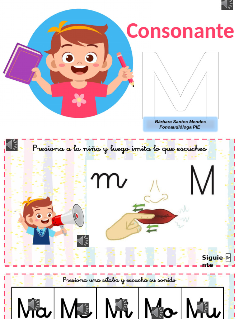 Lectura Consonante M | PDF