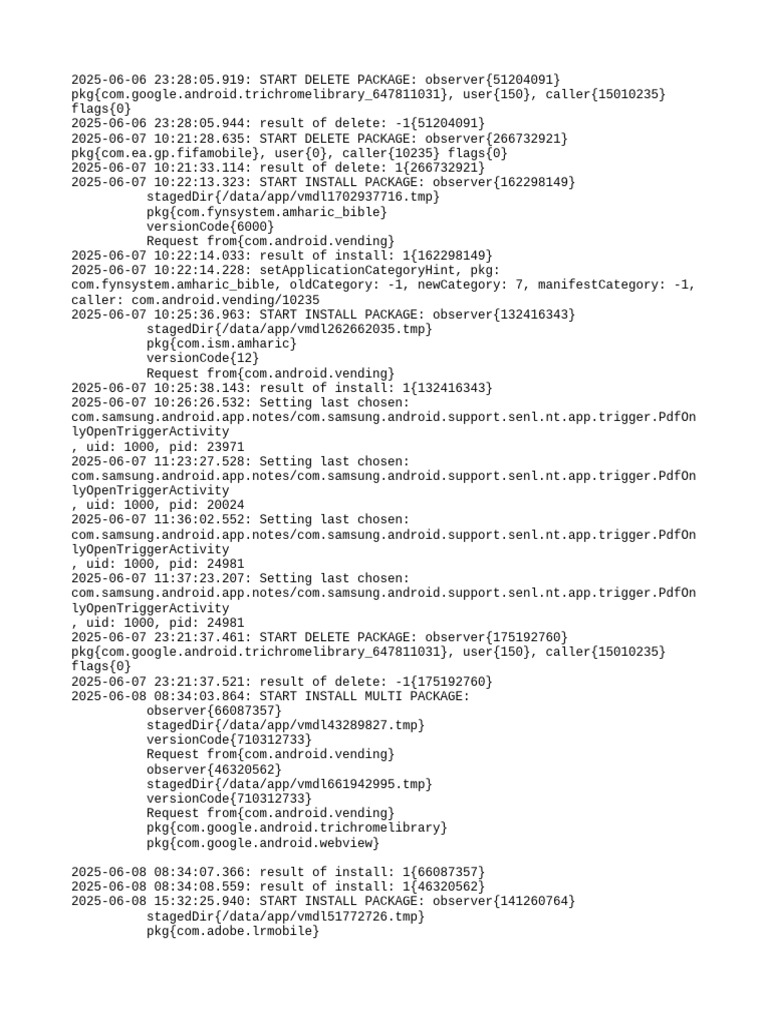 PM Debug Info | PDF | Android (Operating System) | Smartphone