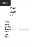 Neo Pi 3 | PDF | Extraversion And Introversion | Psychological Concepts