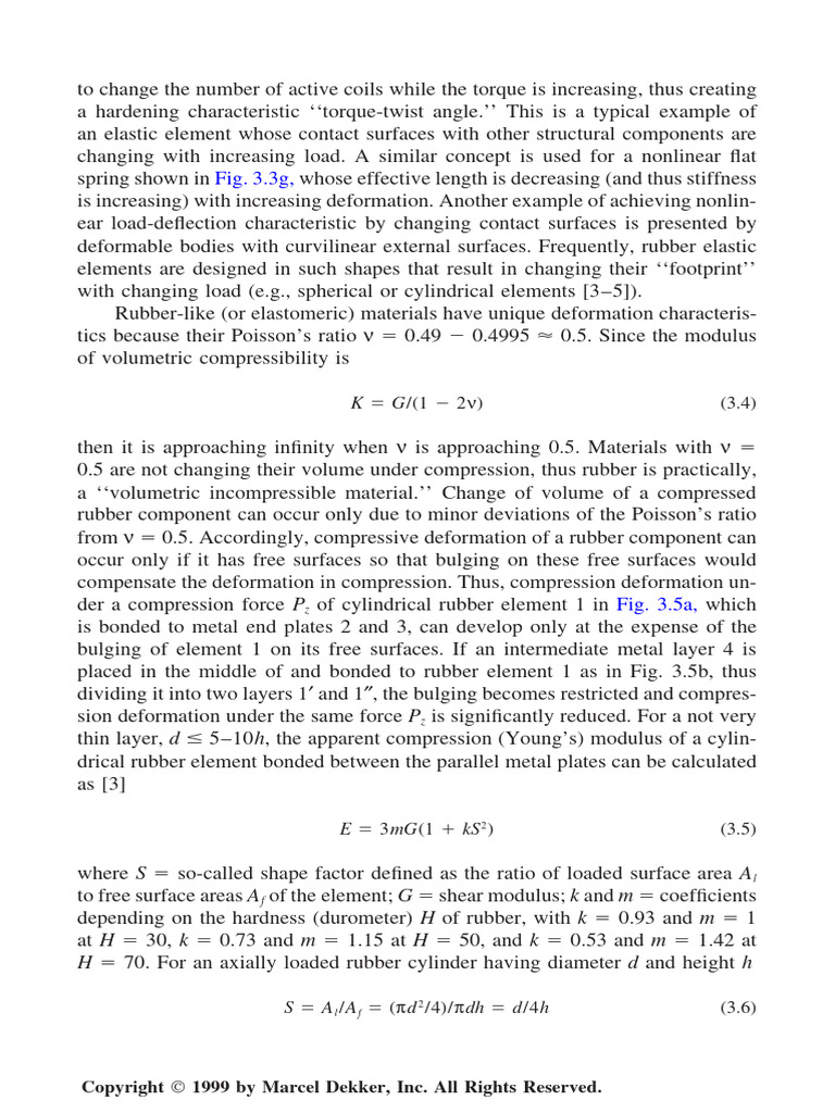 Stiffnes and Damping in Mechanical Design Part67 | PDF | Deformation (Engineering) | Young's Modulus