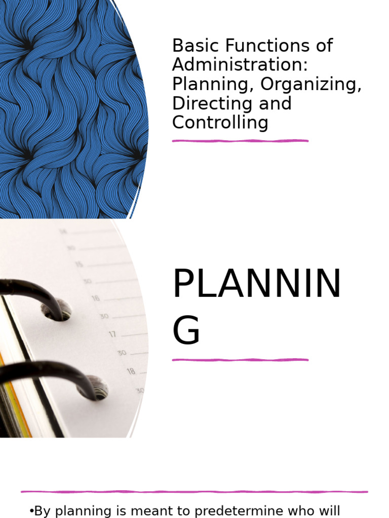 Functions of Administration Explained | PDF | Teachers | Leadership