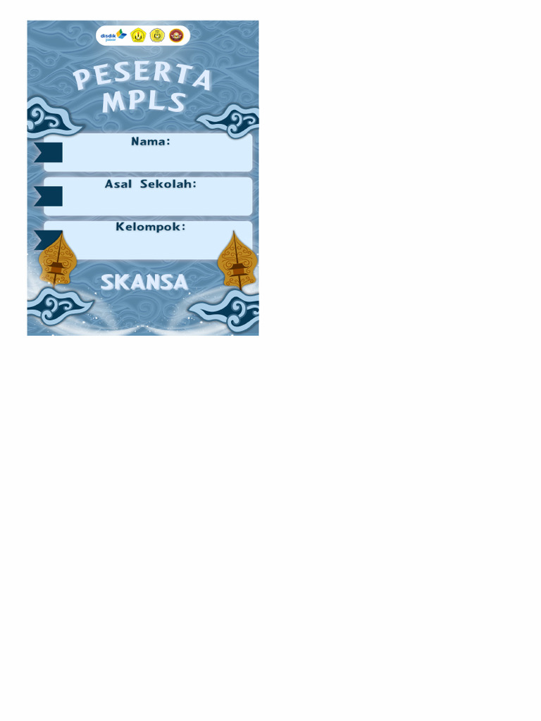 ID Card Peserta MPLS | PDF