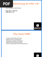 PSIR Topper Notes Final | PDF