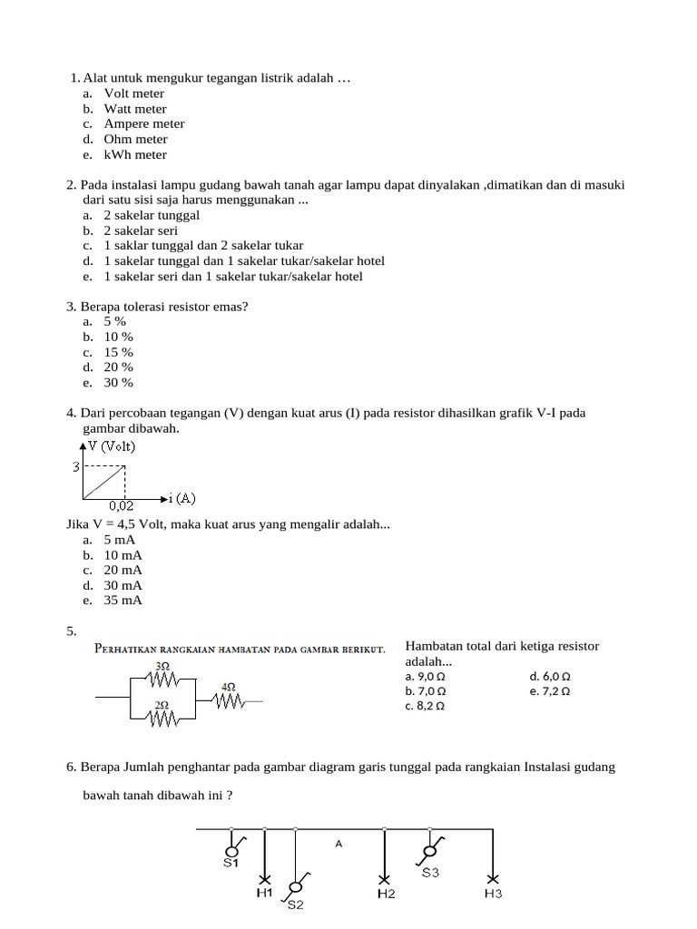 Soal Us Titl 2025 | PDF