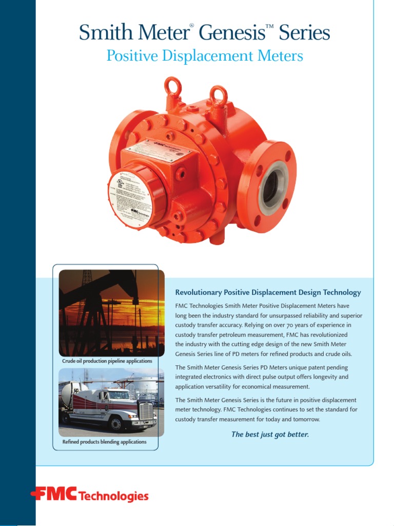 Smith Meter Genesis Series: Positive Displacement Meters | PDF ...