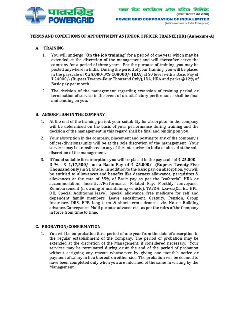 Annexure for JOT-HR 457 | PDF | Surety | Expense