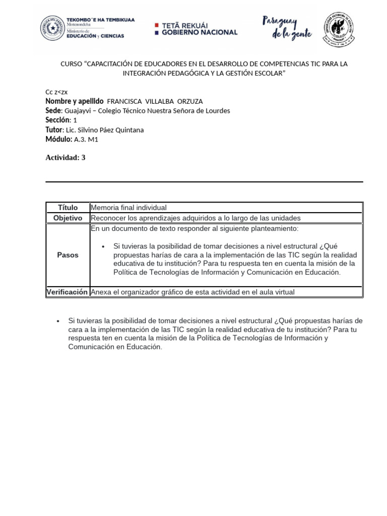 Modulo 1 Actividad 3 Uaa (1) | PDF