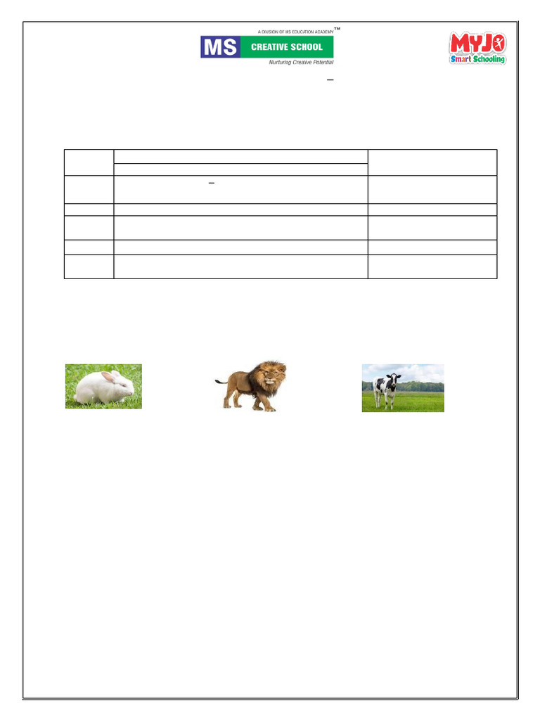 Class 1 GK SA 1 Revision & WS 2024-25 | PDF | Chess Openings | Chess