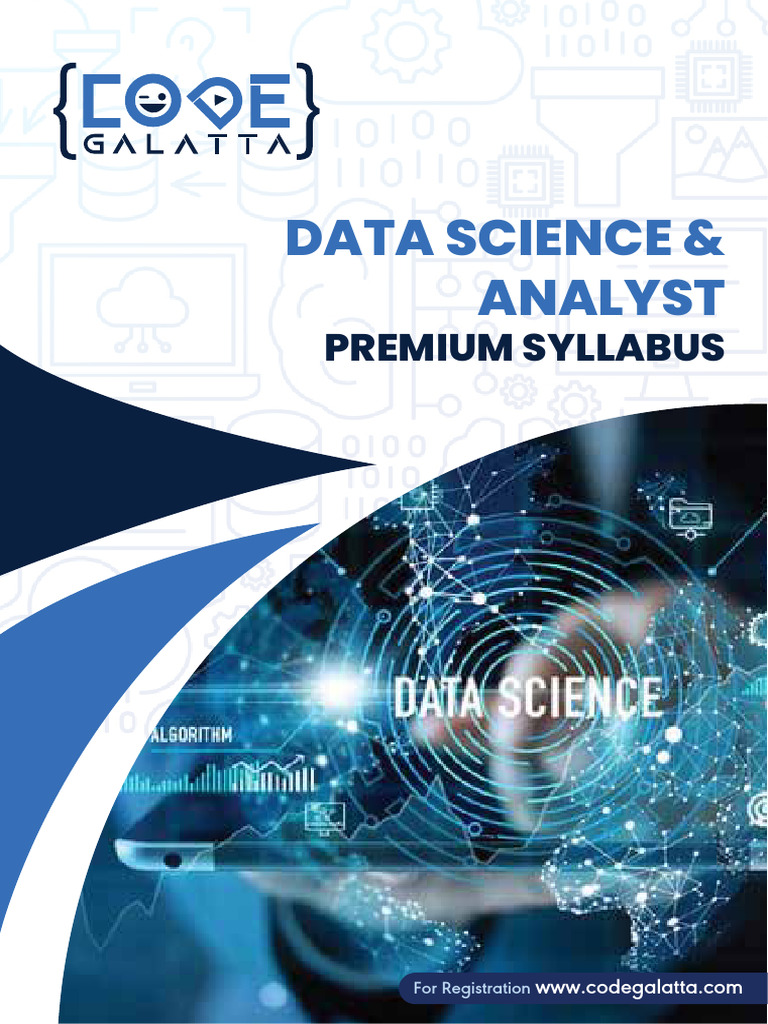 Data Science & Analyst Brochure | PDF | Sql | Deep Learning