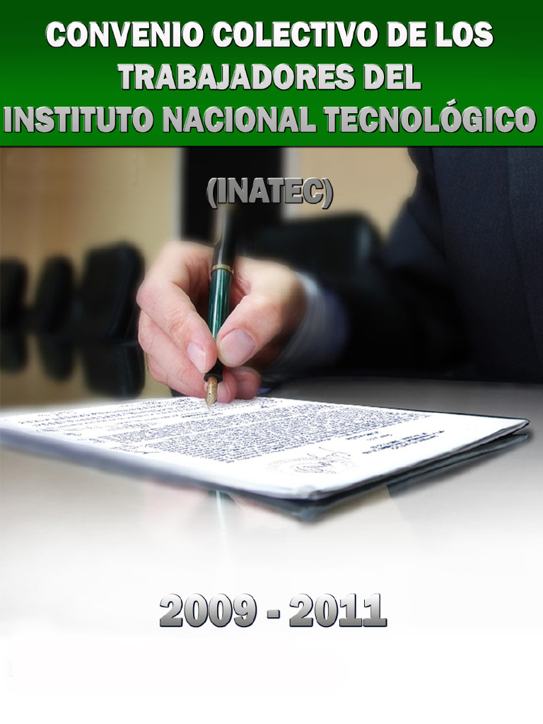 Convenio Colectivo INATEC 2009-2011 | PDF | Derecho laboral | Sindicato