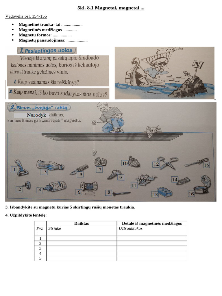 5kl._8.1-8.2_KLASES_darbas | PDF