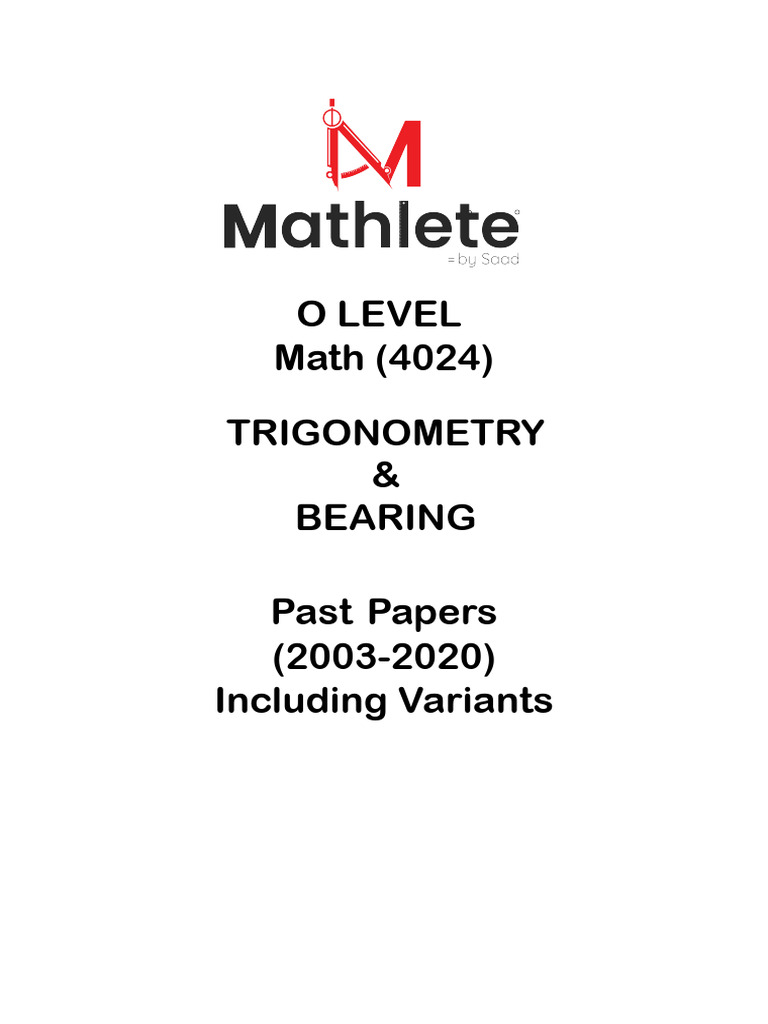 Trigonometry and Bearing - P1 | PDF | Circle | Trigonometry