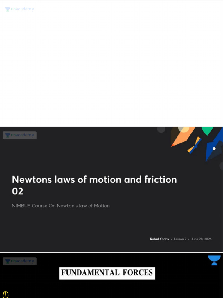 Newtons Laws of Motion and Friction 02 | PDF