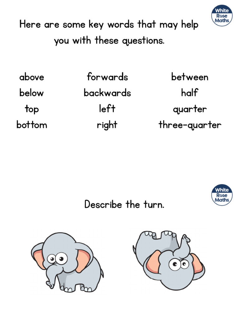 Year 1 - Position and Direction PDF | PDF