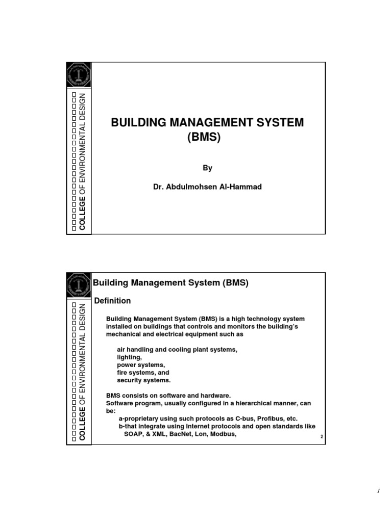 Building Management System | PDF