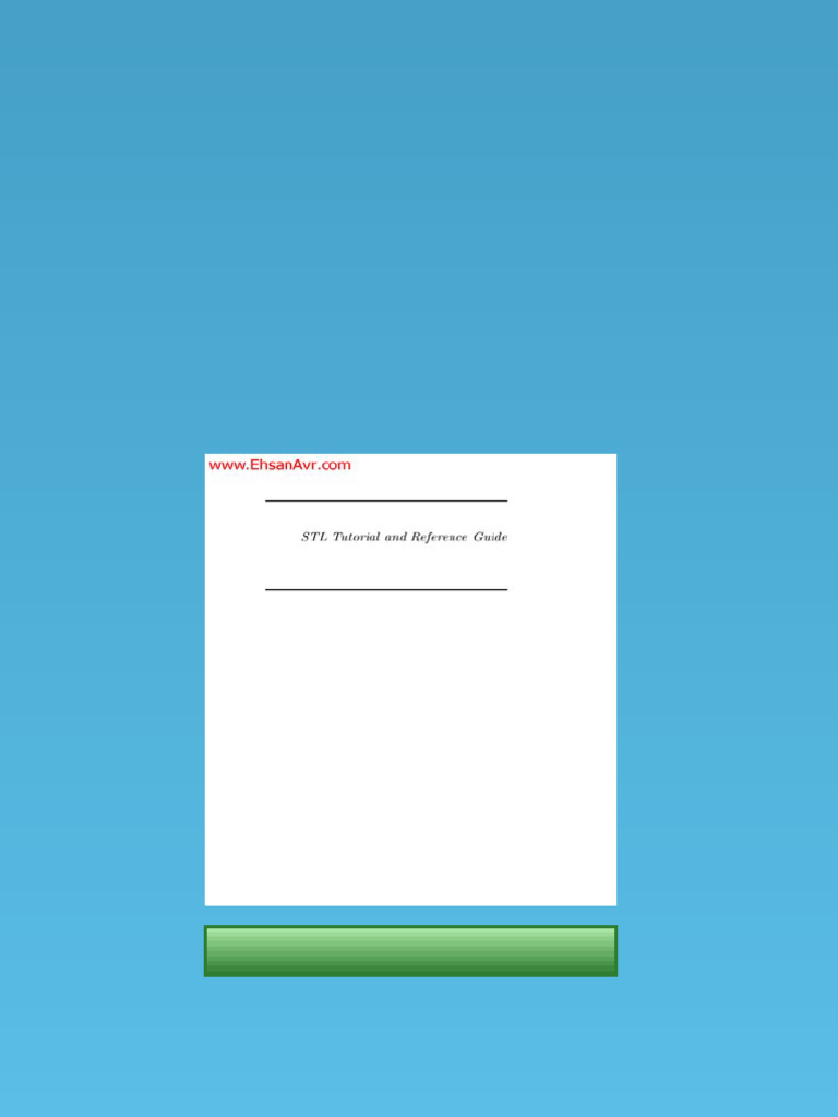 (Ebook) STL Tutorial and Reference Guide: C++ Programming With The Standard Template Library by ...