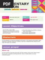 CBC Lesson Plan 2025 | PDF | Learning | Education Theory