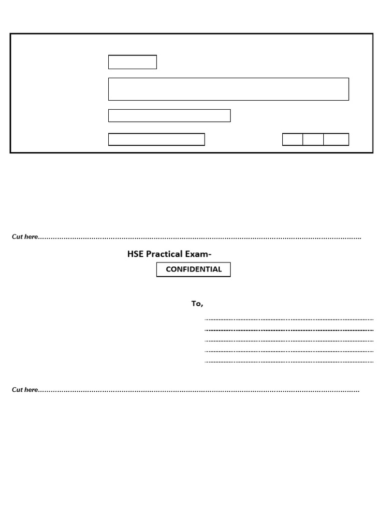 Hsslive - Practical Mark List - Cover Slip | PDF