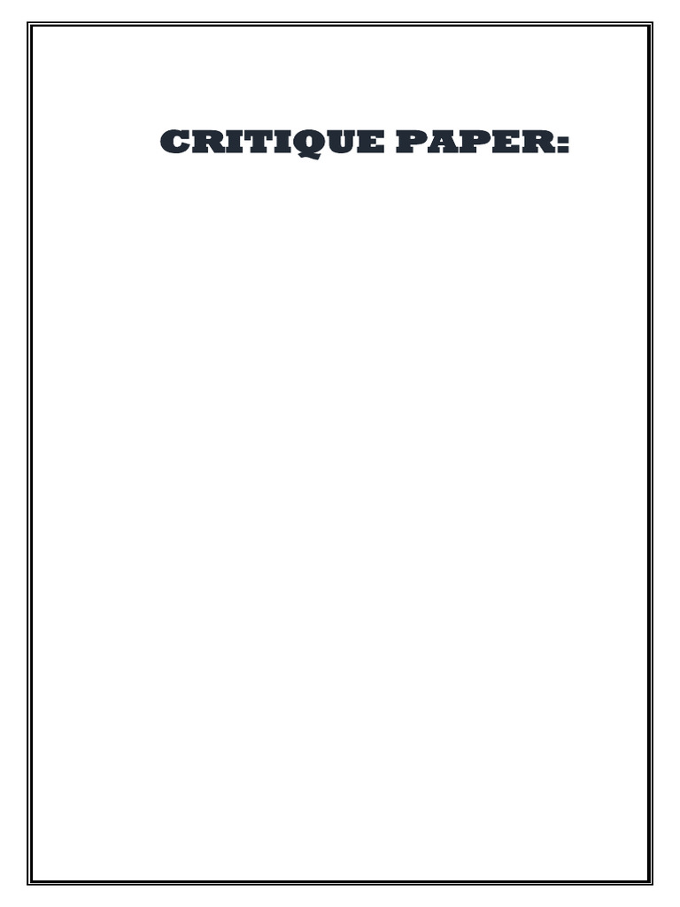 Critique Paper Semestral Project | PDF | Marxism | Poetry