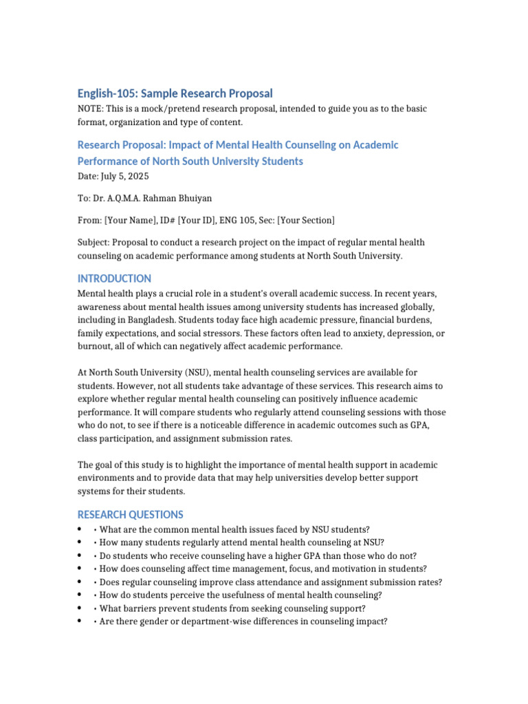 Mental Health's Impact on Student GPA | PDF | Mental Health | Social Stigma