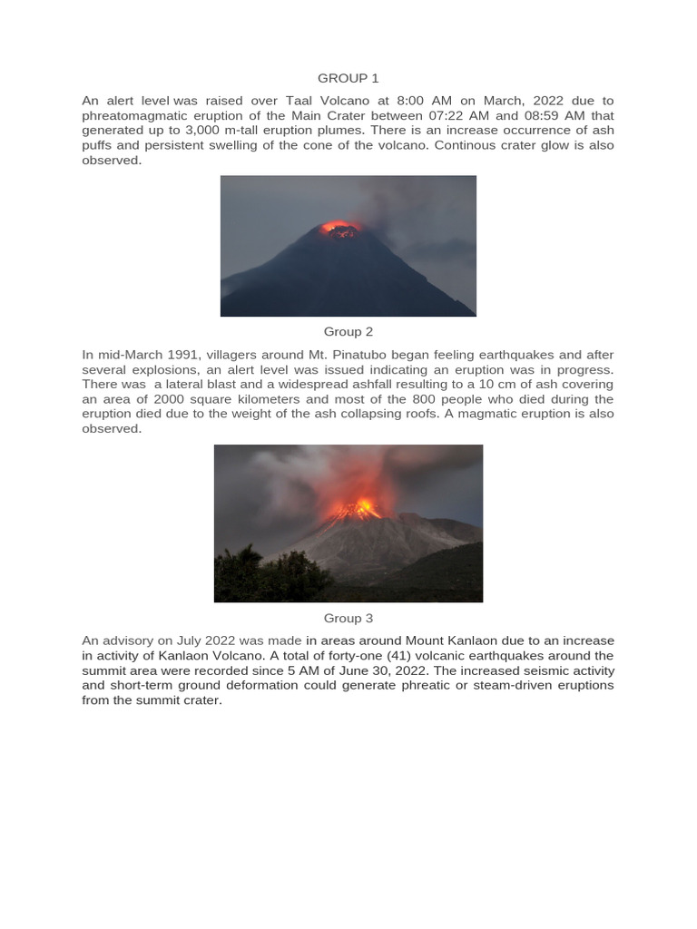 Science Group Activity Report | PDF