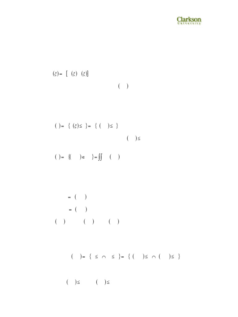ME529 20 A Function of Several Random Variables | PDF | Measure Theory ...