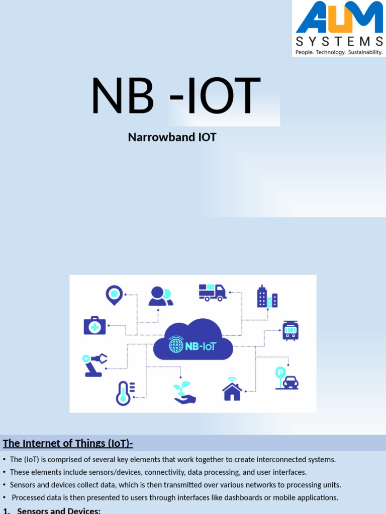 NB Iot | PDF | Internet Of Things | Computer Network