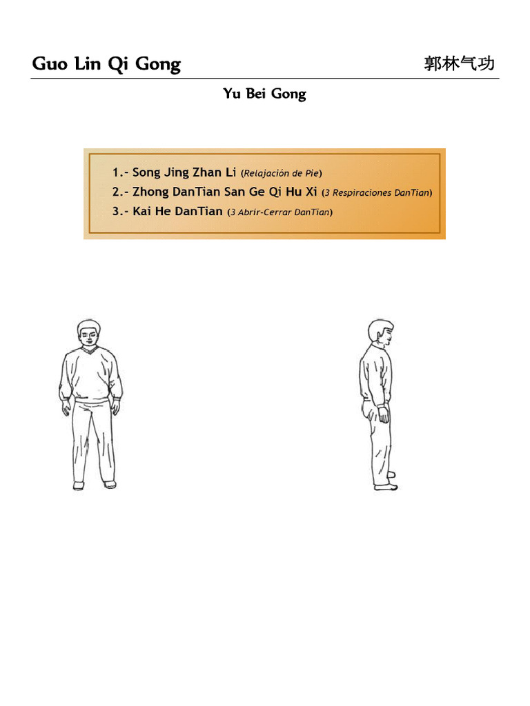 Ejercicios de Guo Lin Qi Gong | PDF | Qigong | Qi
