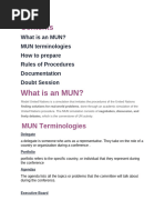 Marking Guide For MUNs | PDF | Career & Growth
