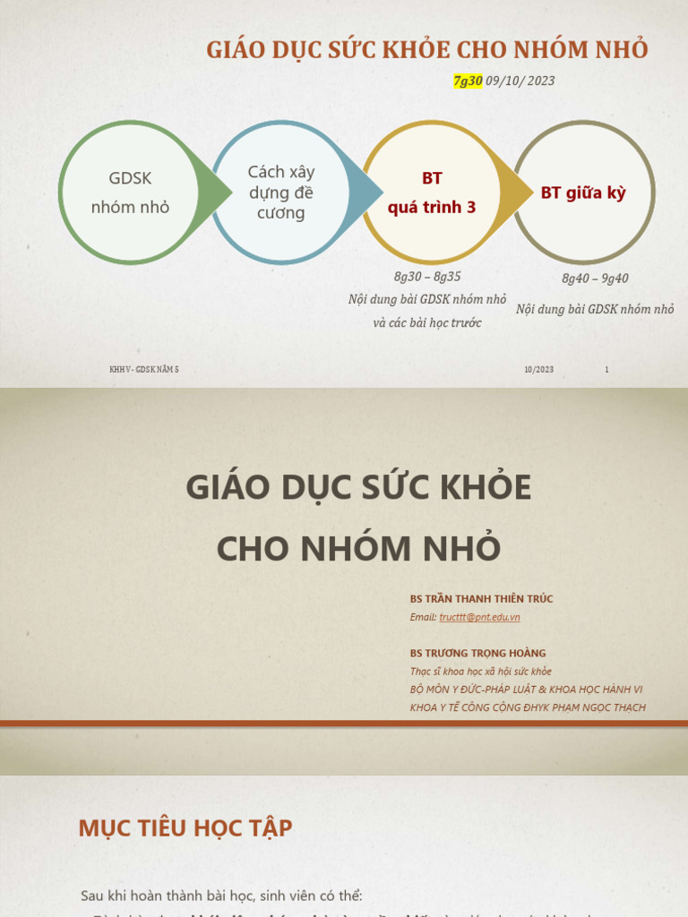 GDSK nhóm nhỏ | PDF