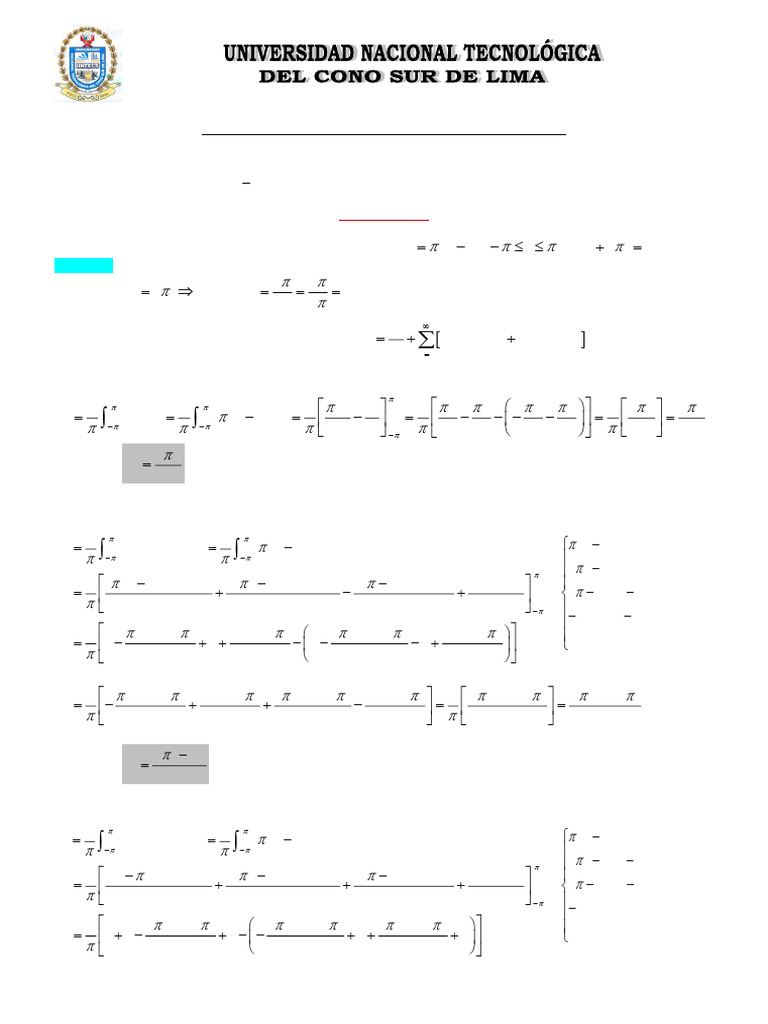 EF 2024-II - Series y Transformadas Solucionario | PDF