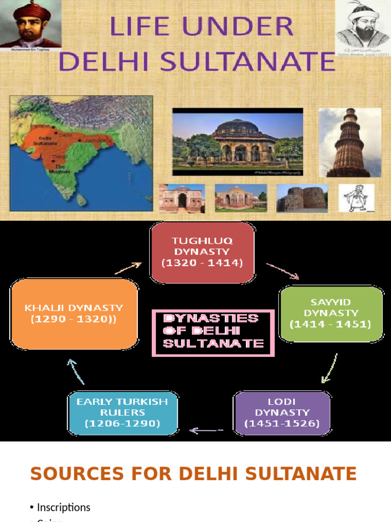 Overview of Delhi Sultanate Dynasties | PDF
