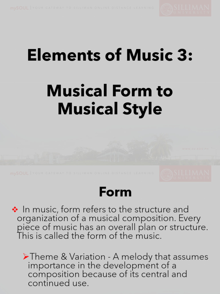 Understanding Musical Form and Style | PDF | Musical Forms | Musical ...
