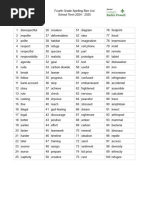 400 Spelling Bee Word List Every Level Easy Difficult and Impossible | PDF