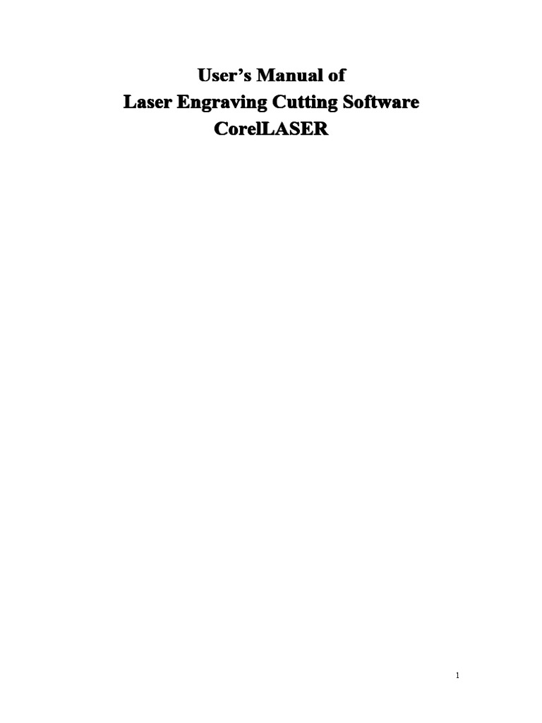 CorelLASER Installation Guide | PDF