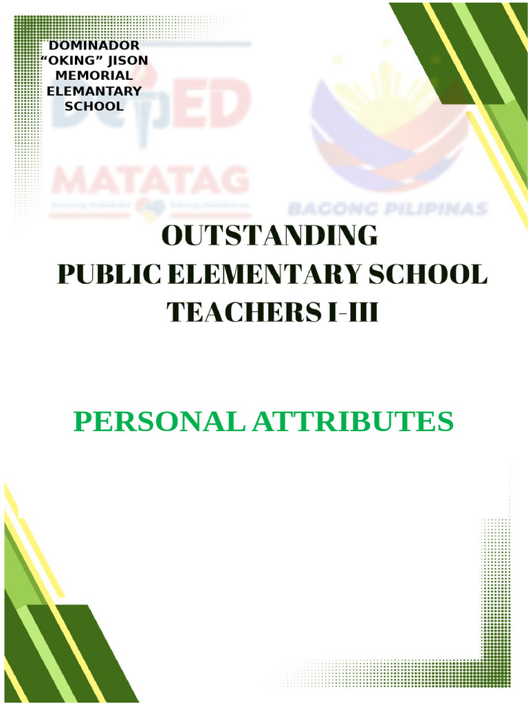 Cover Photo Outstanding Teacher | PDF